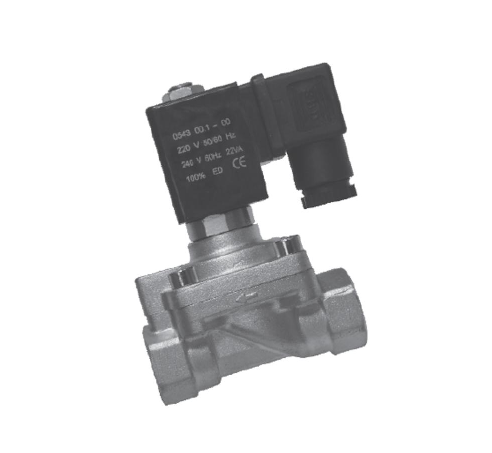 Electroválvula Solenoide 2 Vías Para Alta Presión –Normalmente Cerrada ...